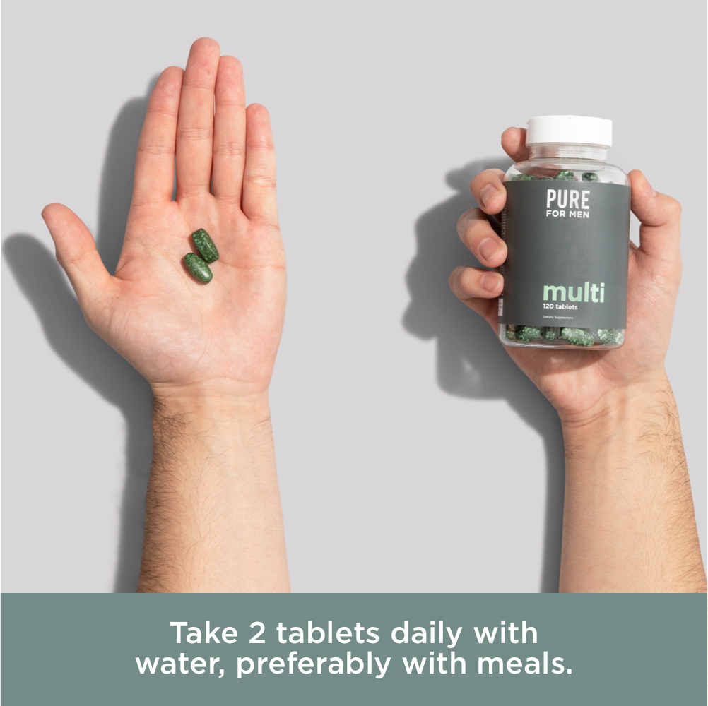 Vegan Multivitamin Capsules | Pure For Men – Pure for Men