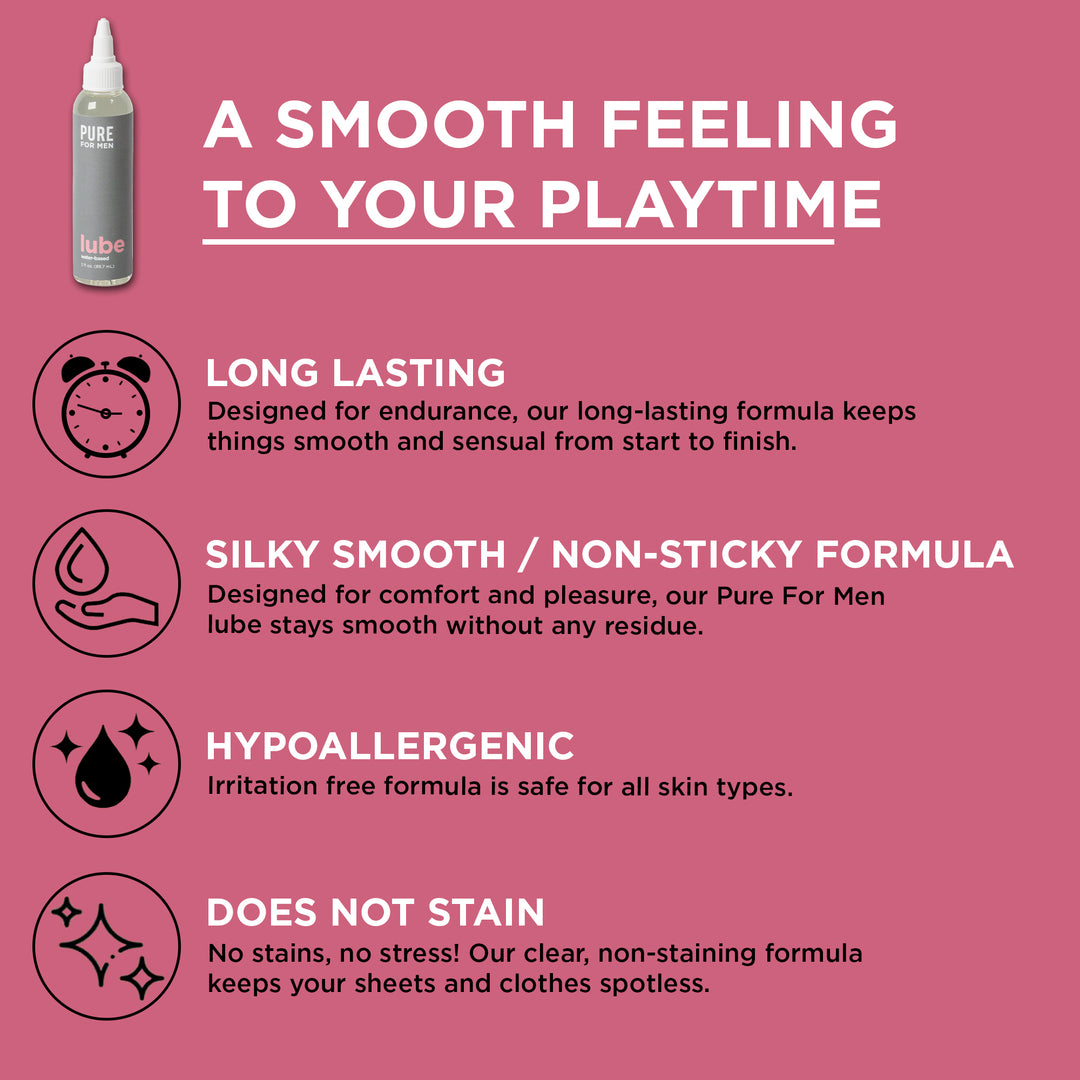Water-Based Lube with Aloe Vera & Vitamin E | Pure for Men