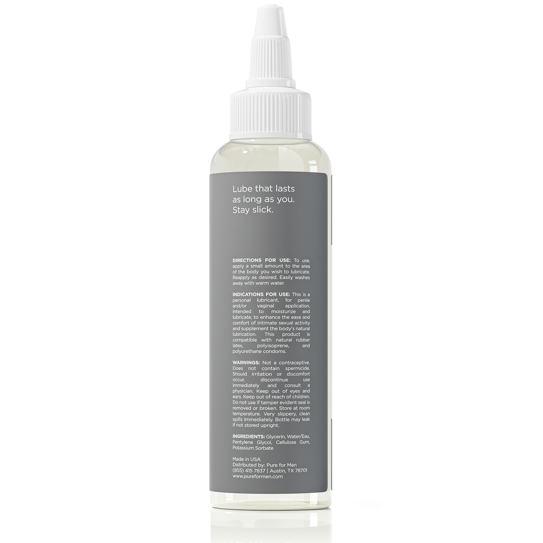 Water-Based Lube with Aloe Vera & Vitamin E | Pure for Men