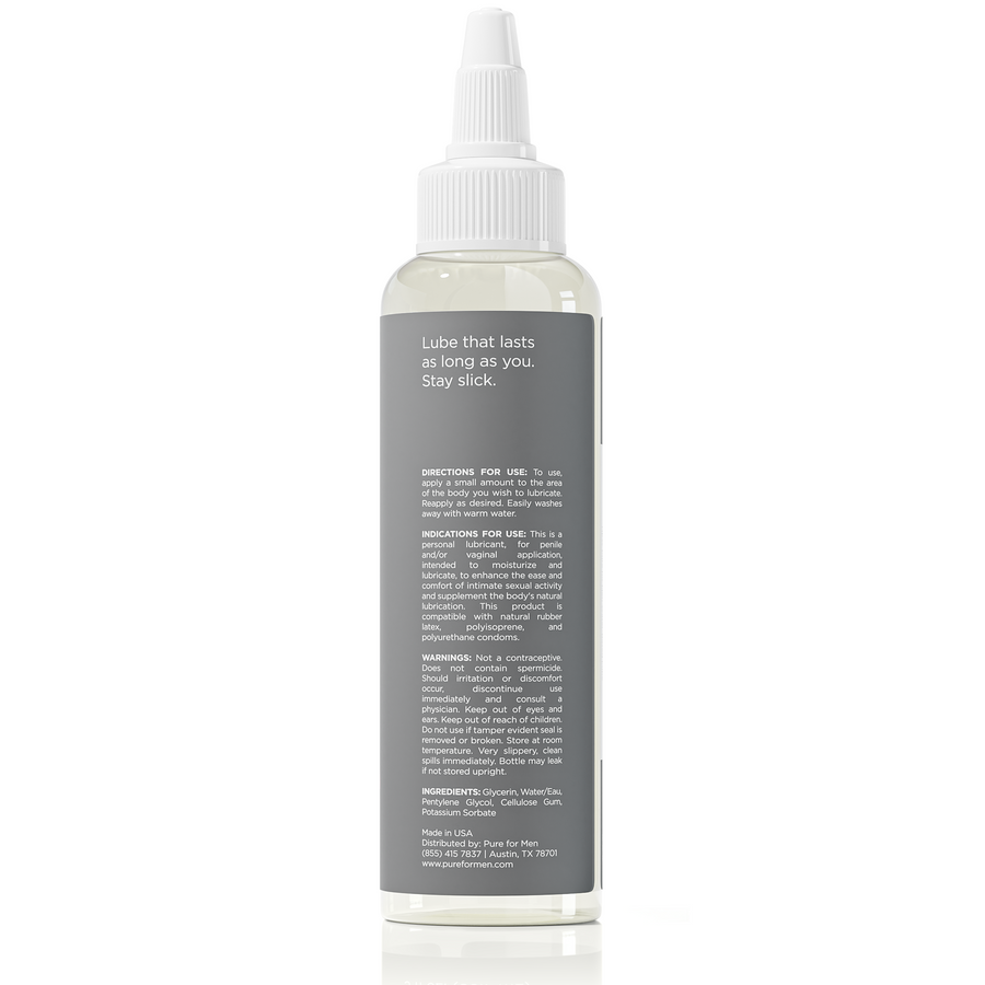 Water-Based Lube with Aloe Vera & Vitamin E | Pure for Men